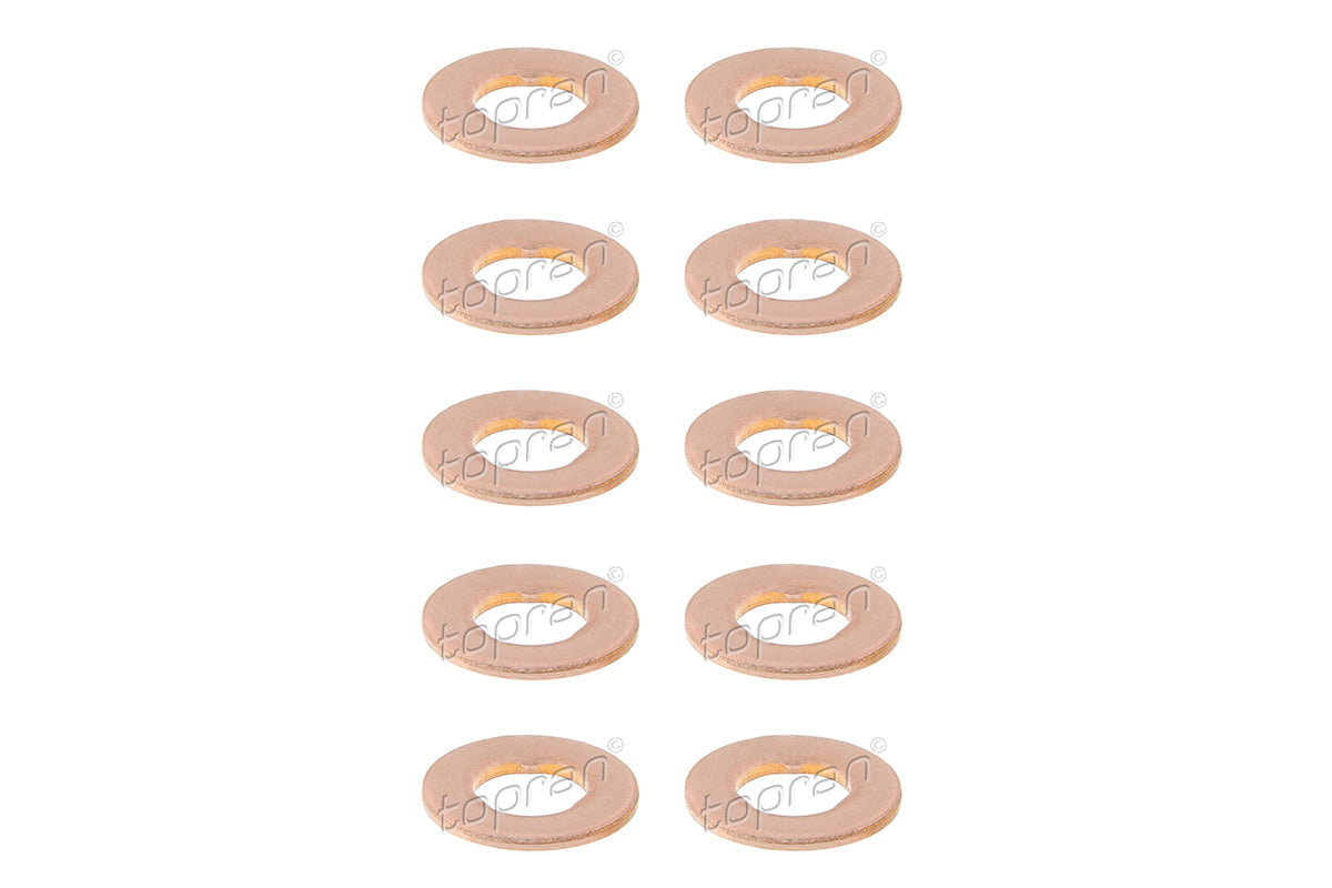 Mercedes Fuel Injector Washer Pack of 10 - 6110170060X10 | Only Euro